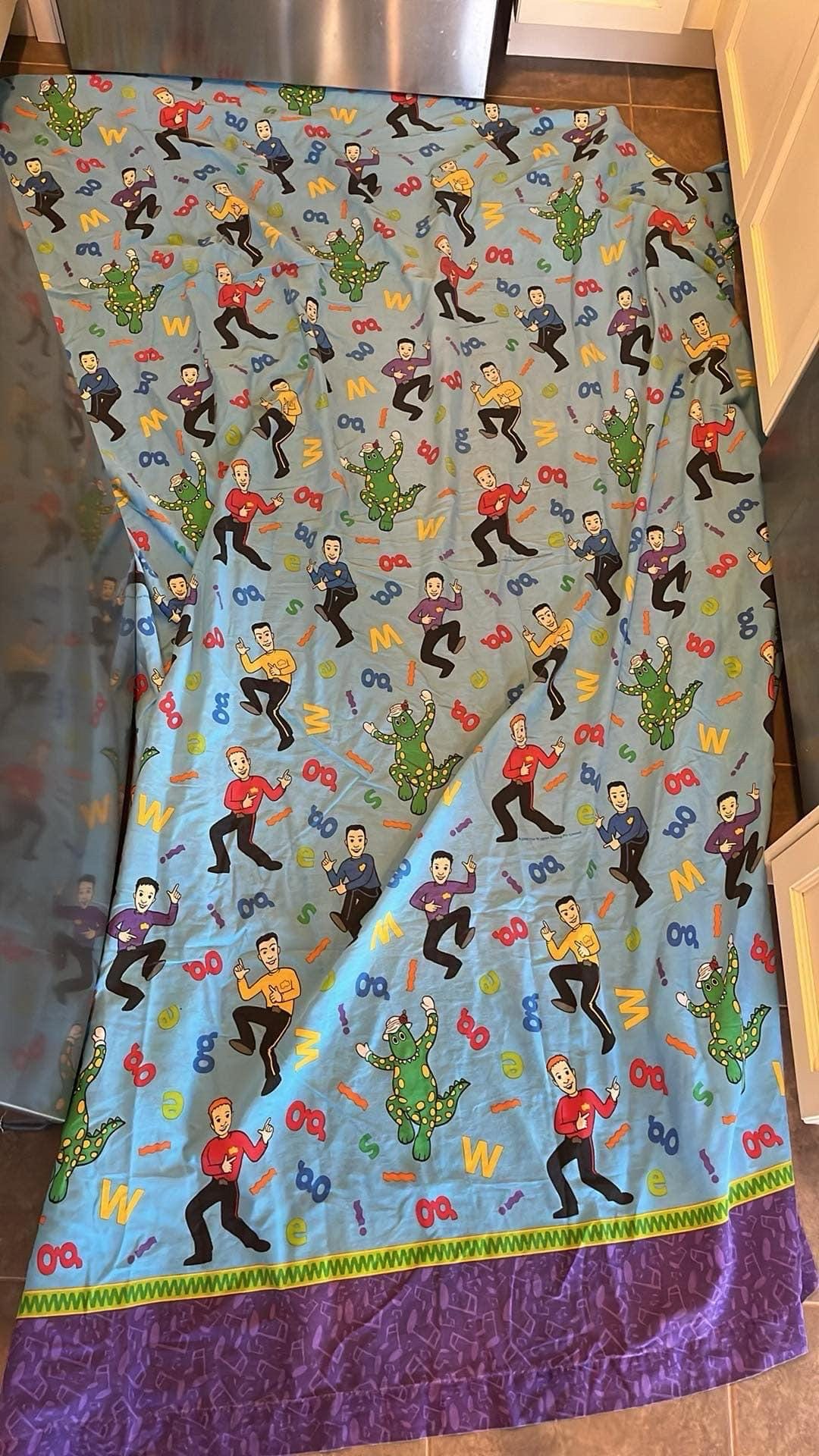 2003 the Wiggles Twin Flat Bedding Sheet - Etsy