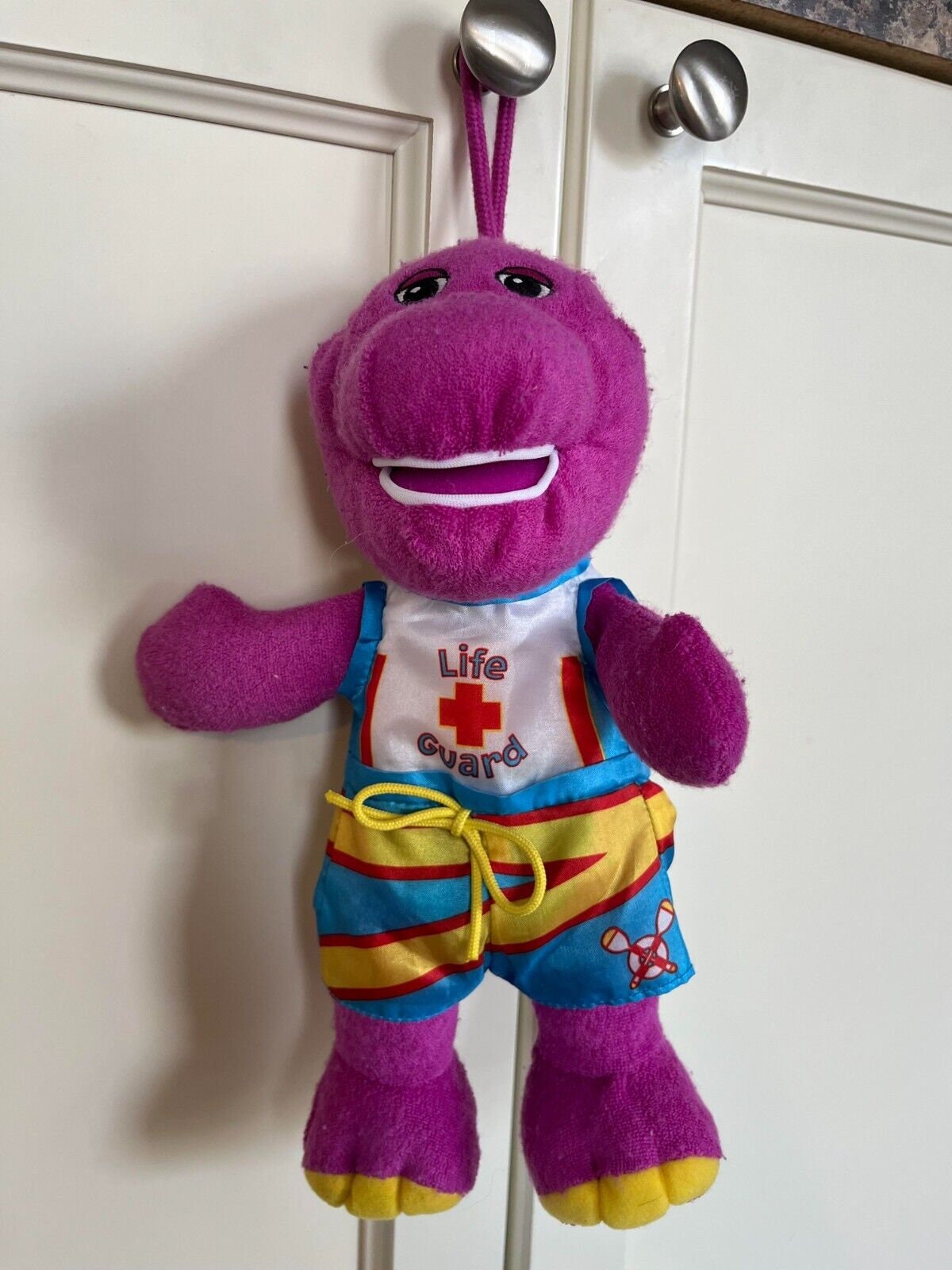 Barney the Dinosaur Plush Lifeguard Swim Shorts Vintage 2001 - Etsy