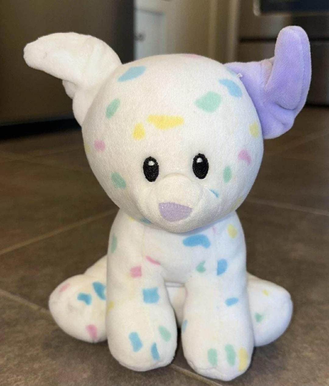 Ty Baby Sprinkles the Speckled Puppy Dog Lovey 7” Plush Stuffed Animal ...