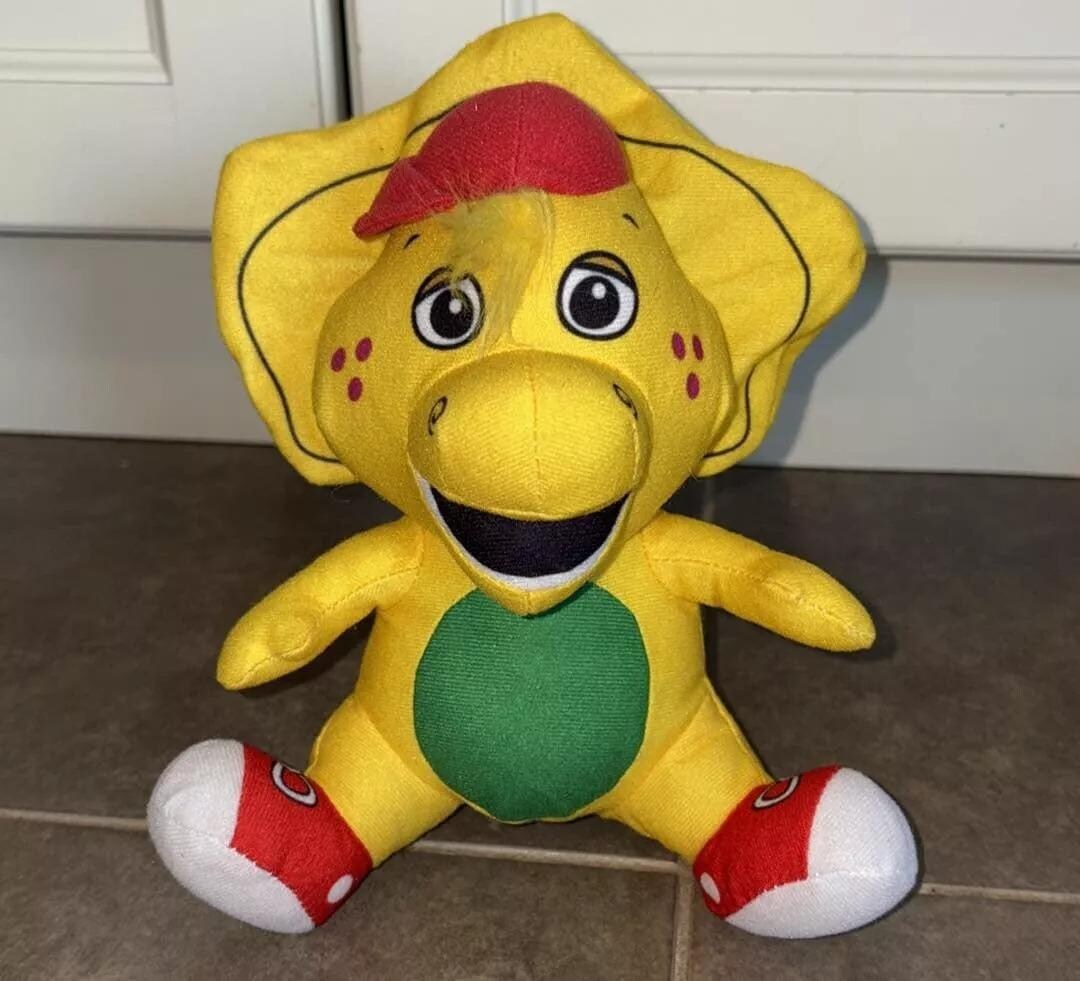Vintage Barney the Dinosaur BJ Yellow Plush Toy 8 - Etsy