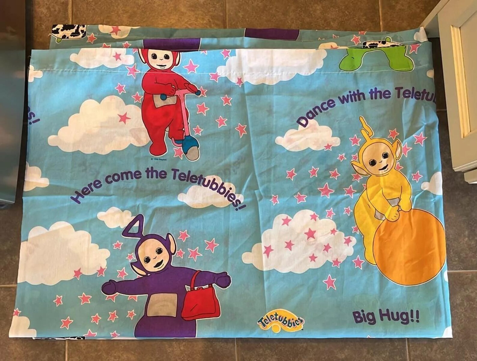 Vintage Teletubbies 1998 Twin Size Flat Sheet Only - Etsy