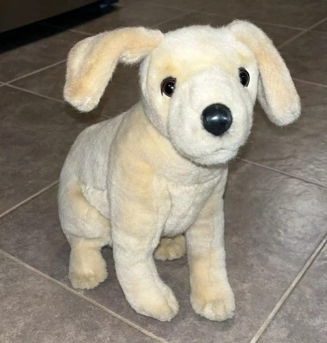 2004 Hansa Yellow Labrador Dog Plush Toy 12" - Etsy