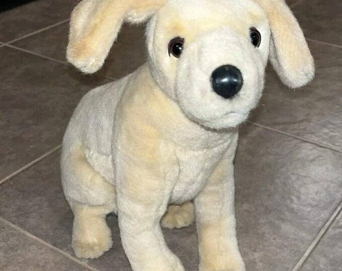 2004 Hansa Yellow Labrador Dog Plush Toy 12" - Etsy