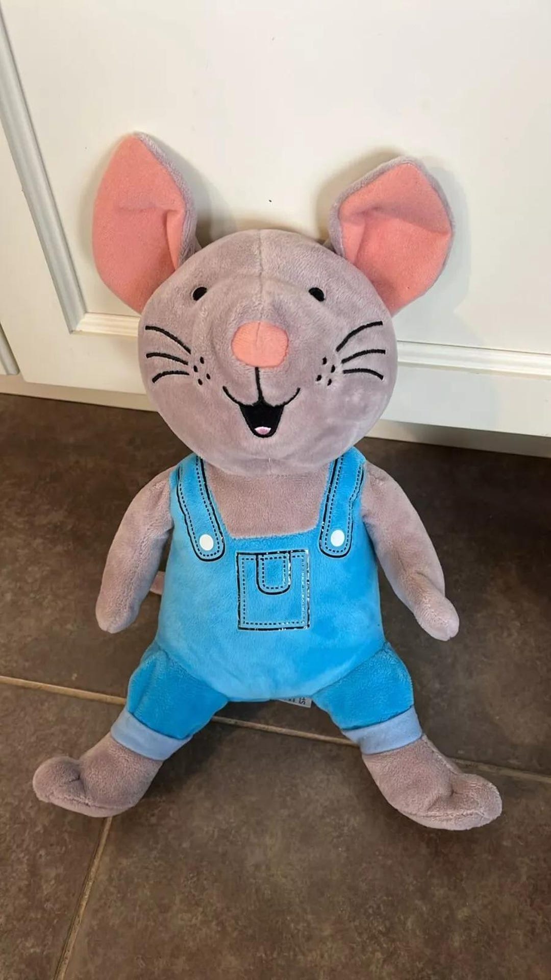 If You Give a Mouse a Cookie Plush 15 Blue Overalls Stuffed Animal - Etsy