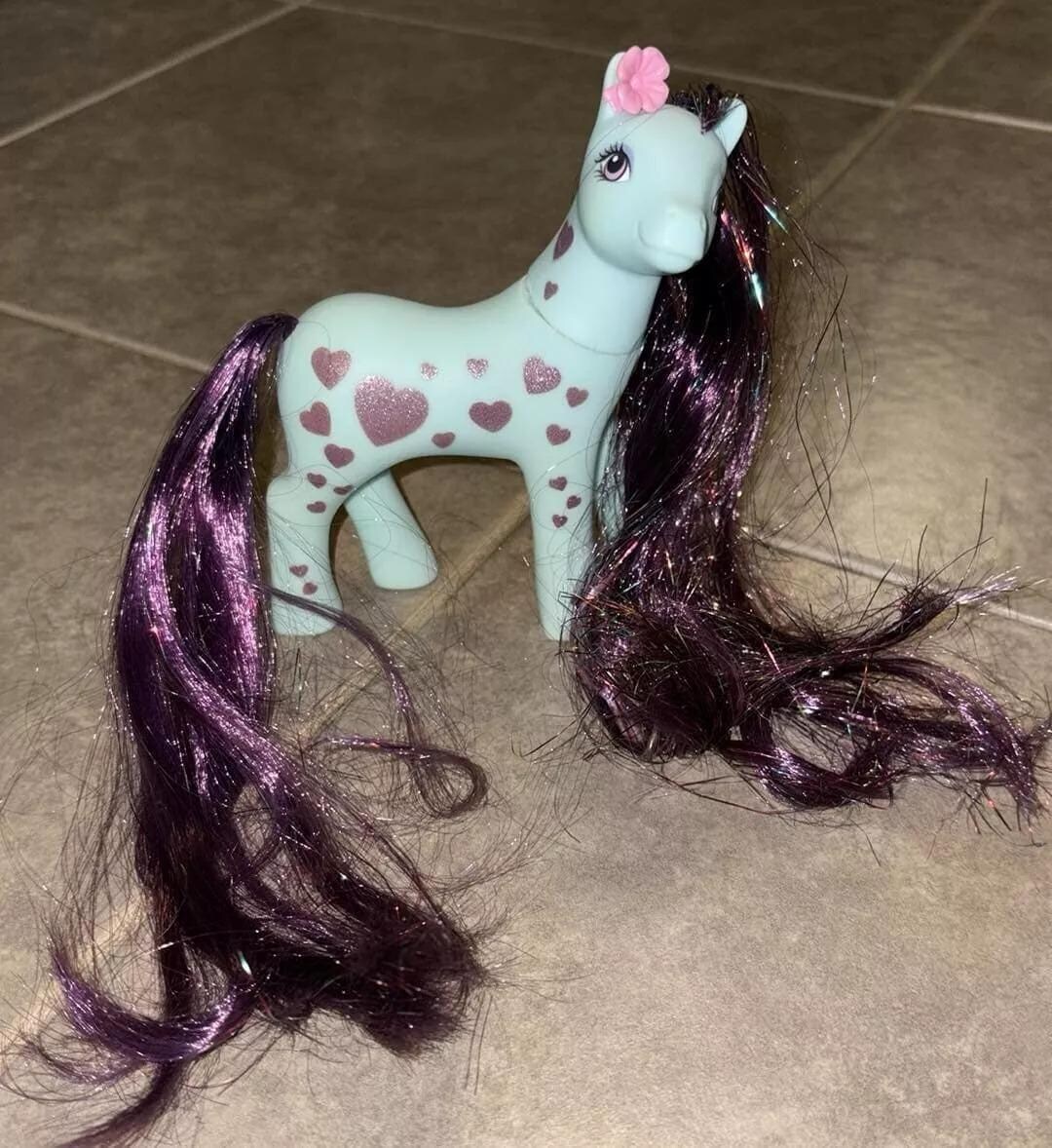 1989 My Little Pony G1 Starflash Sweetheart Sister Glitter Hearts - Etsy