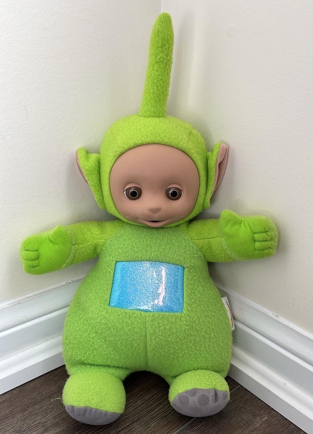 Vintage Teletubbies 1998 Playskool Talking Plush Dipsy Green Stuffed ...