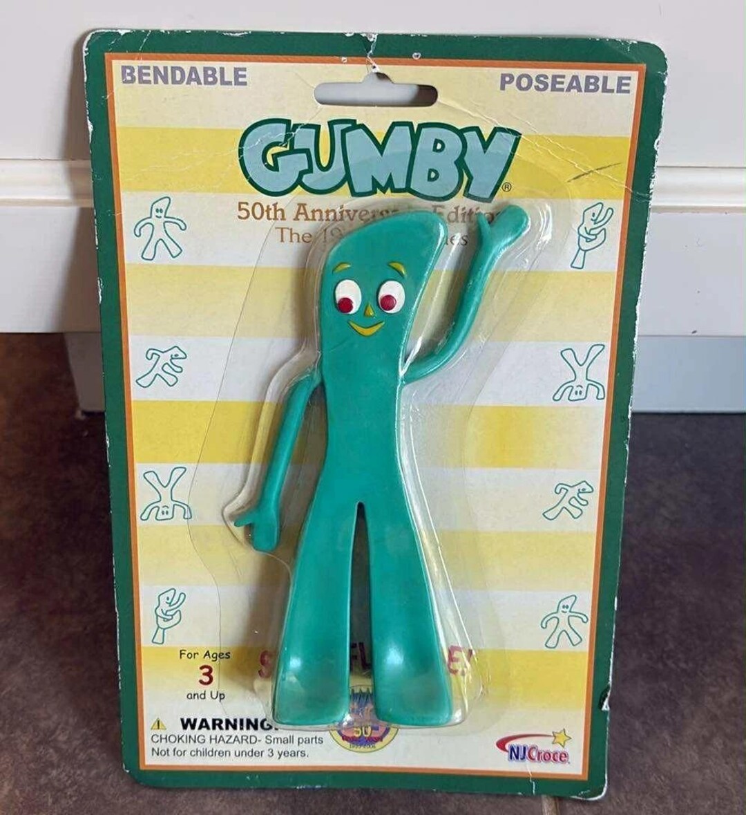 Vintage Gumby 6-inch Bendable Figure - Etsy