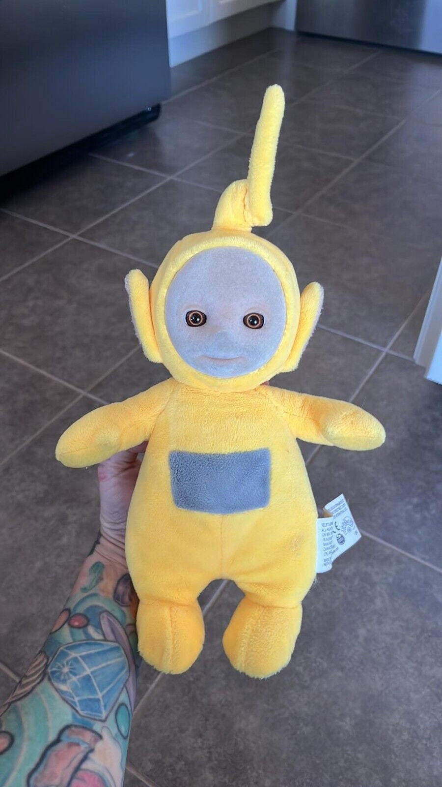Teletubbies Lala Yellow Plush 10 Flocked Face Stuffed - Etsy