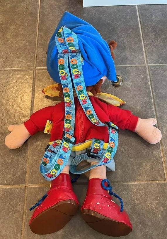 Vintage Noddy The Elf Plush Backpack 20" Rare READ DE… - Gem
