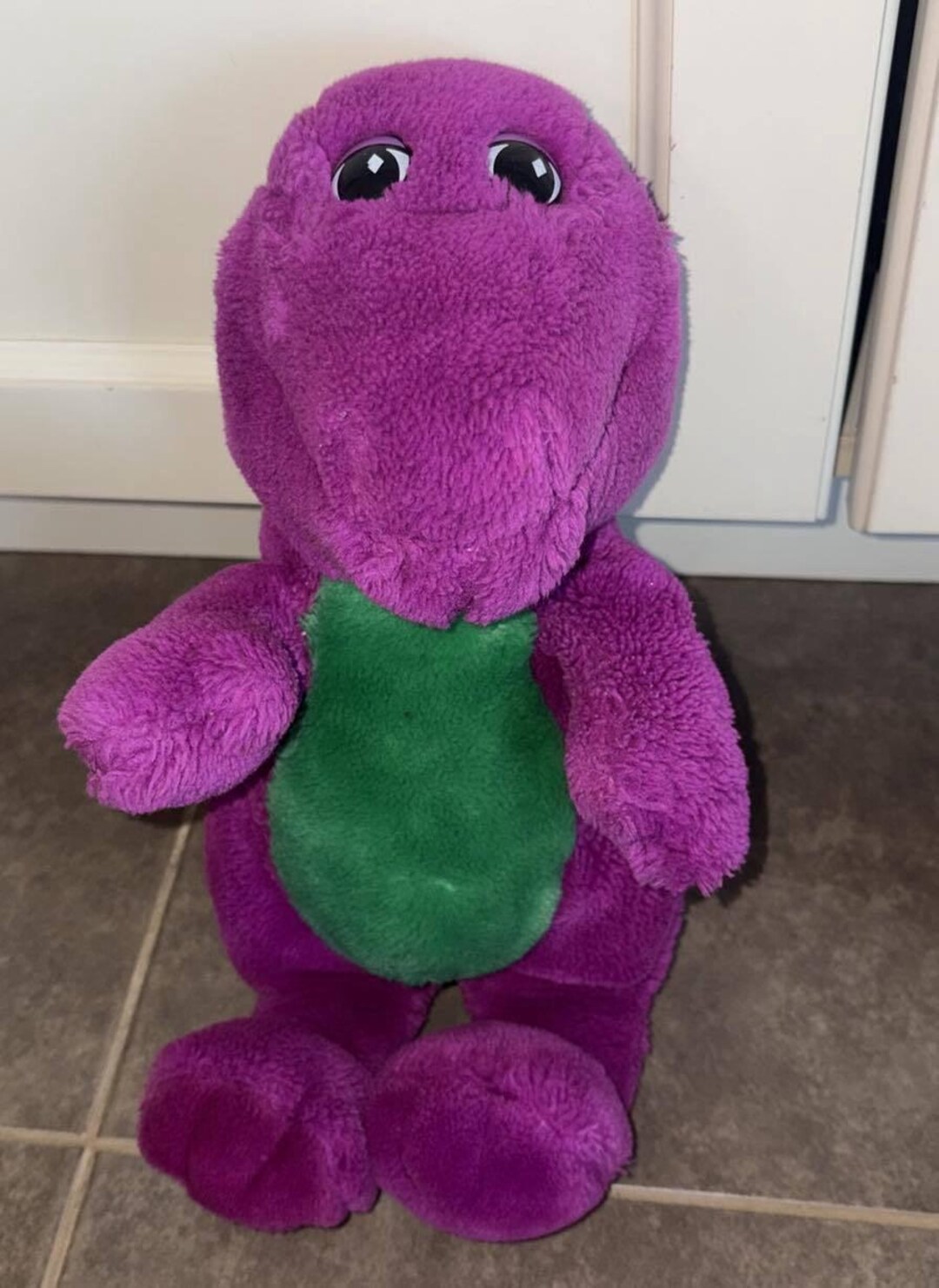 Vintage 1992 Barney the Dinosaur Plush Toy 13" Closed Mouth - Etsy Canada