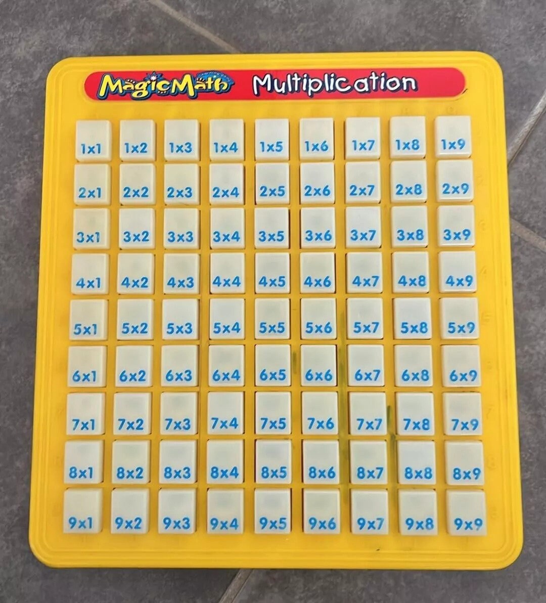Vintage 1993 Magic Math Multiplication Machine Educational Lanard Toys ...