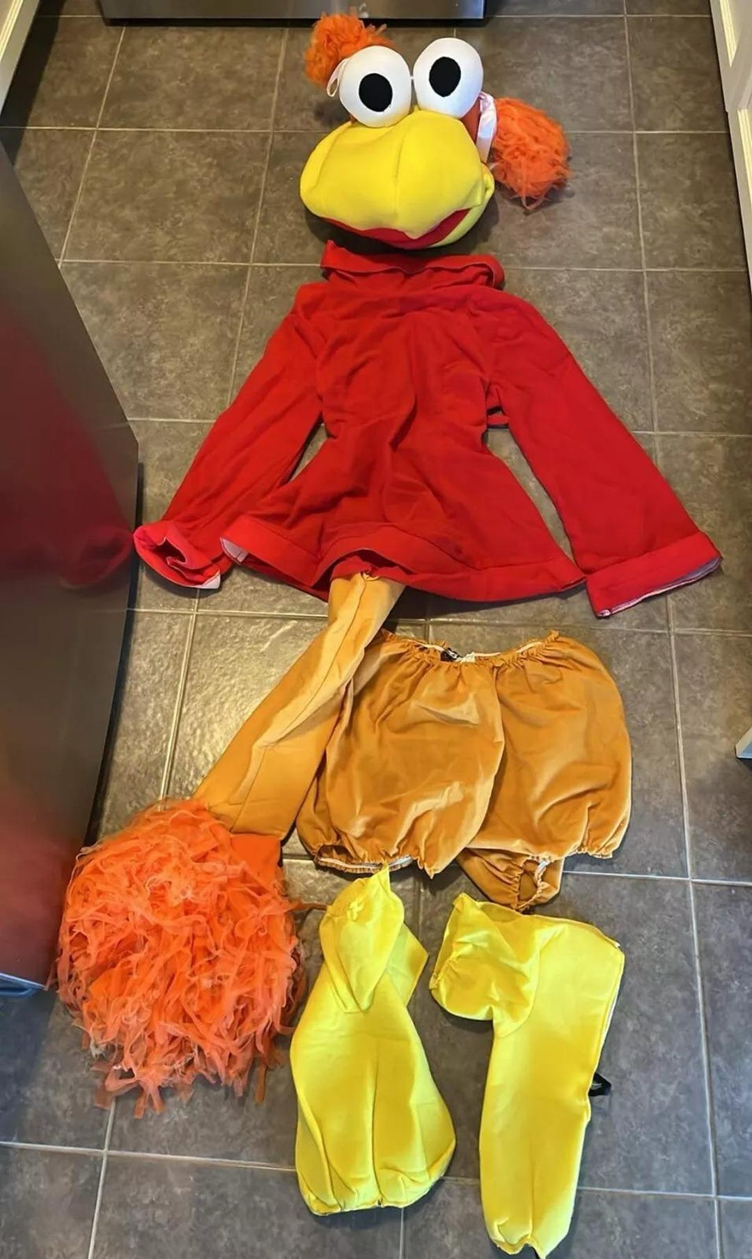 Fraggle Rock Fancy Dress Costume One Size RED Rare Read - Etsy