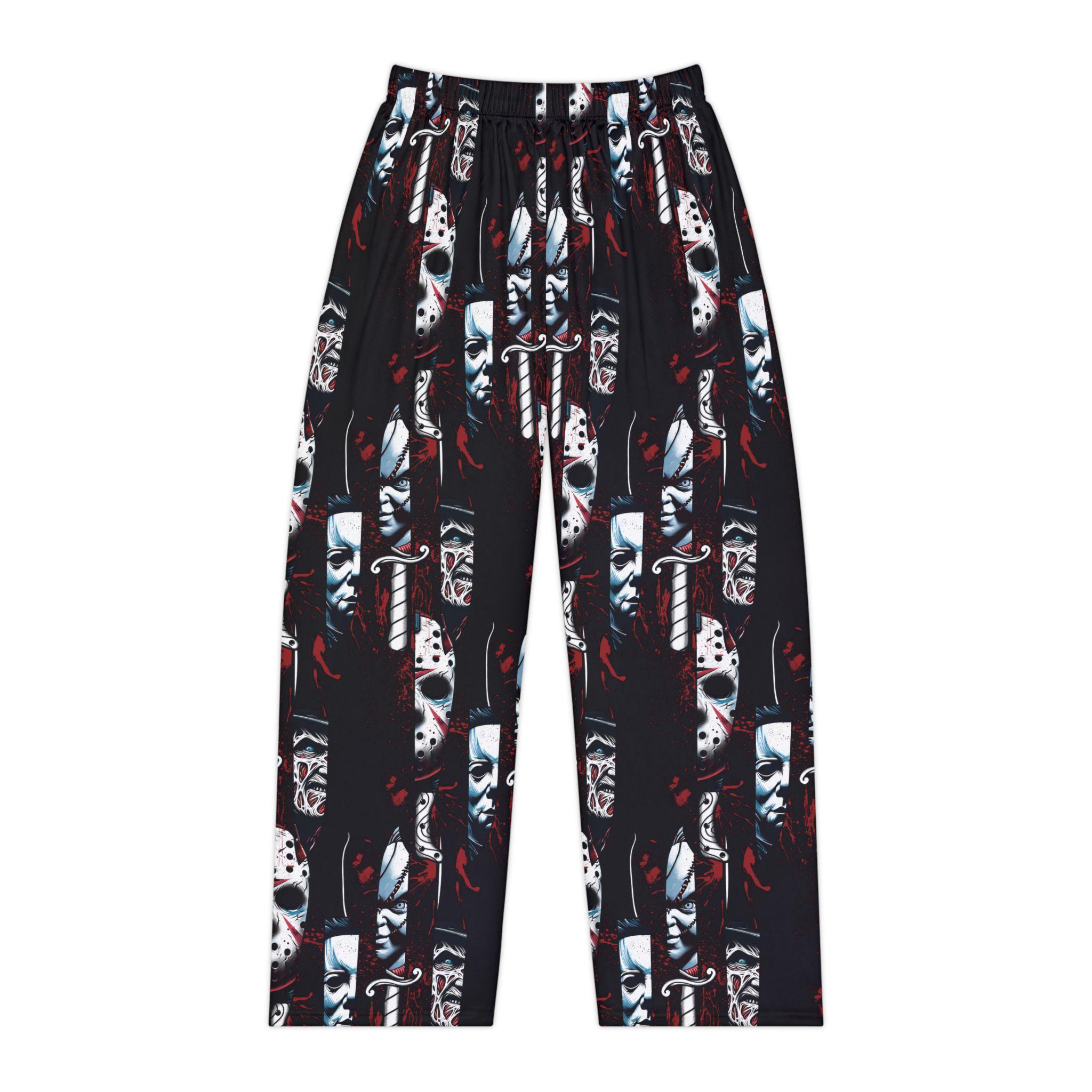 Horror Knives Women's Pajama Pants With Micheal Myers, Chuckie, Ghost ...