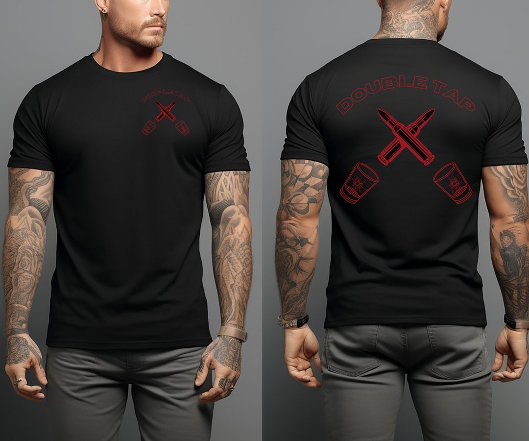 Double Tap T-shirt, Gift Tee for Gun Lover, Second Amendment Shirt ...
