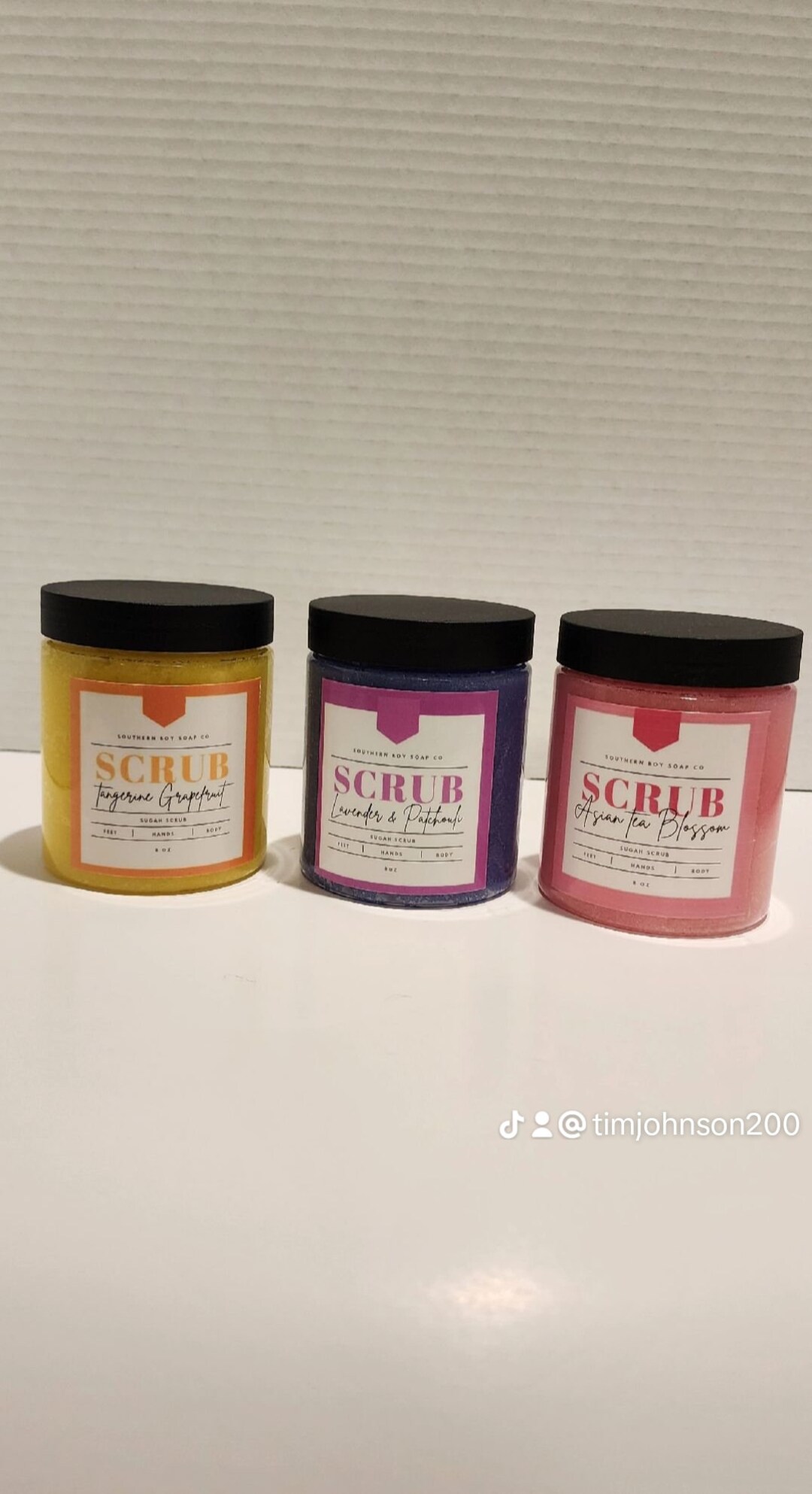 Sugar Scrub, Clean Elbows, Foot Scrub, Unscented, Tangerine, Asian Tea ...