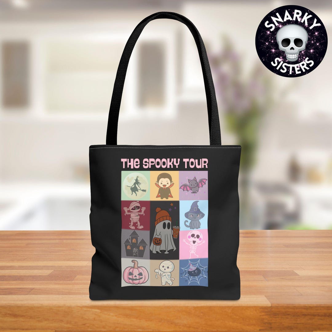 The Spooky Eras Tour Tote Bag Adorable Halloween Haunts Trick-or-treat ...