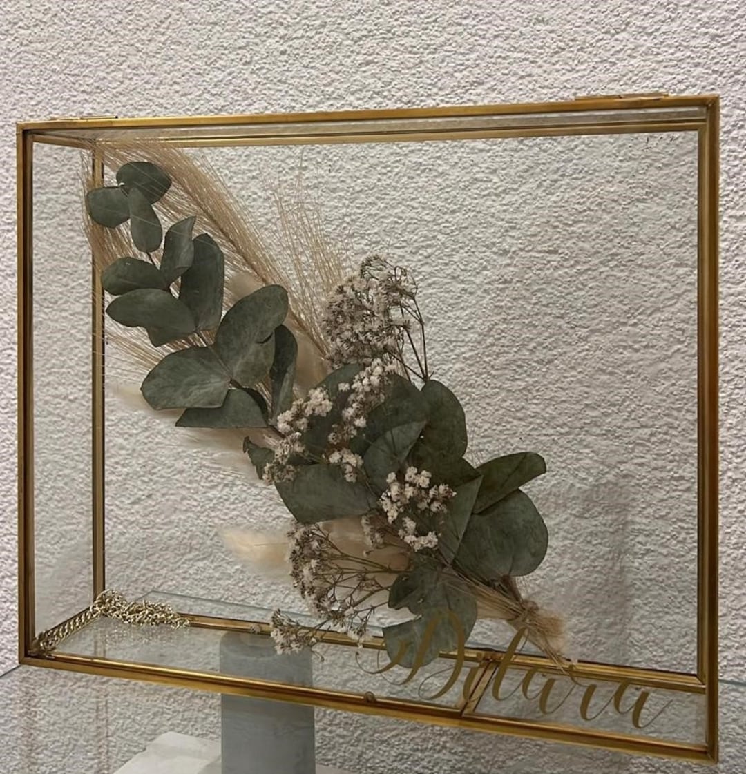 Picture Frame Jewelry Box Gold Memories SÖZ Nikah Personalized - Etsy