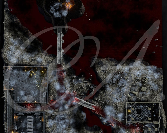 10 Gridless Horror Battle Maps | VTT Pack for Dnd, Pathfinder & Ttrpgs ...