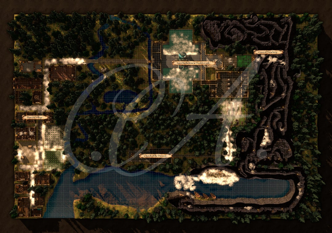 Hatefeld Village VTT Map Pack Dnd Maps Dndmaps and Battle Maps for ...
