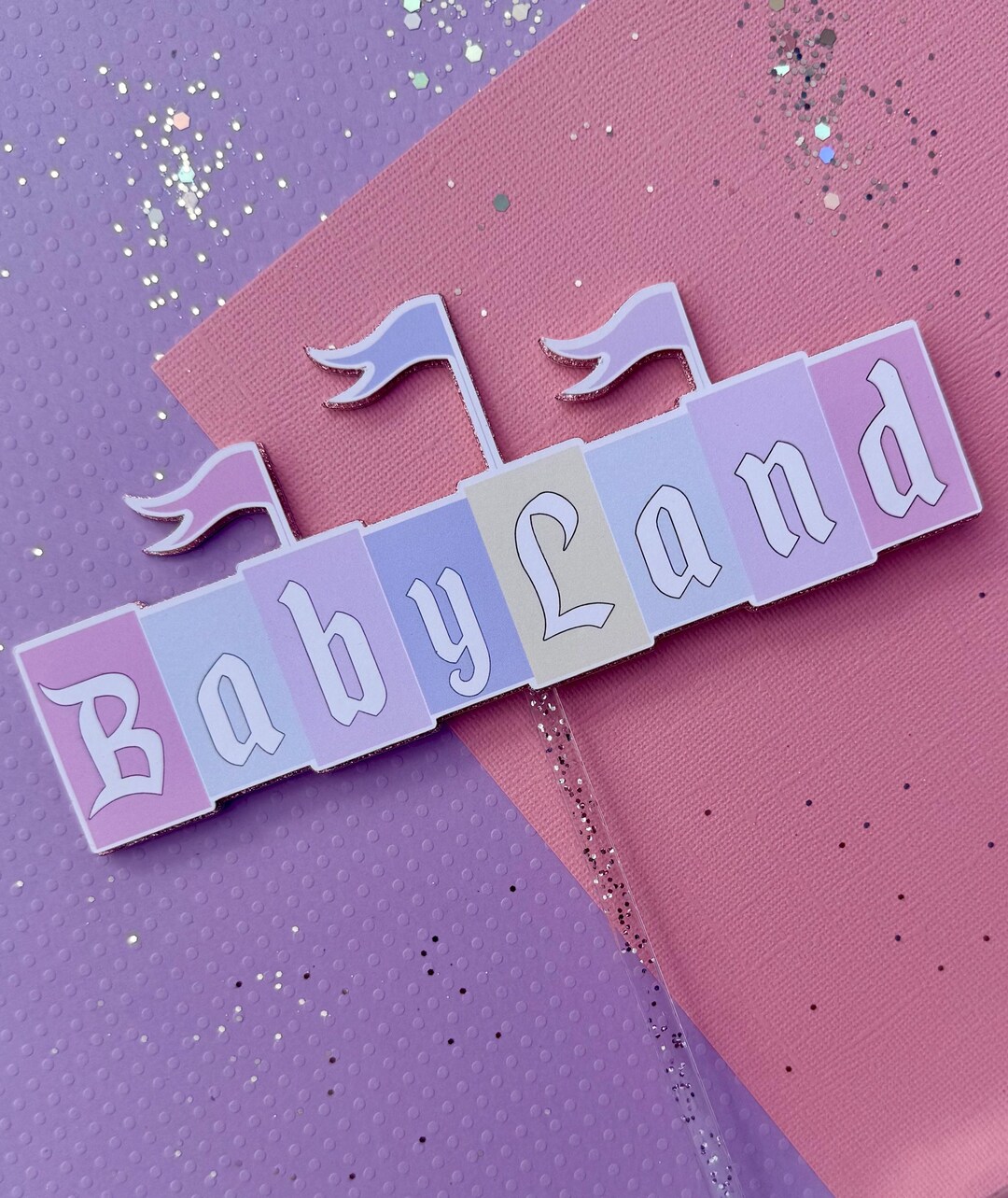 Disney Vintage, Disneyland Cake Topper, Babyland Cake Topper ...