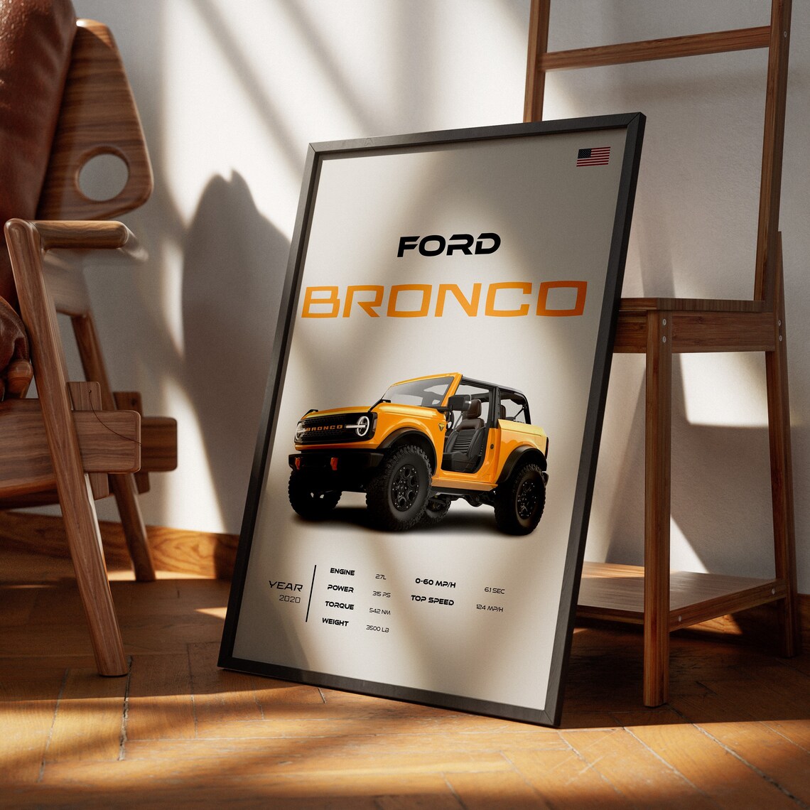 Ford Bronco Poster: Modern off Road SUV Art Print - Etsy