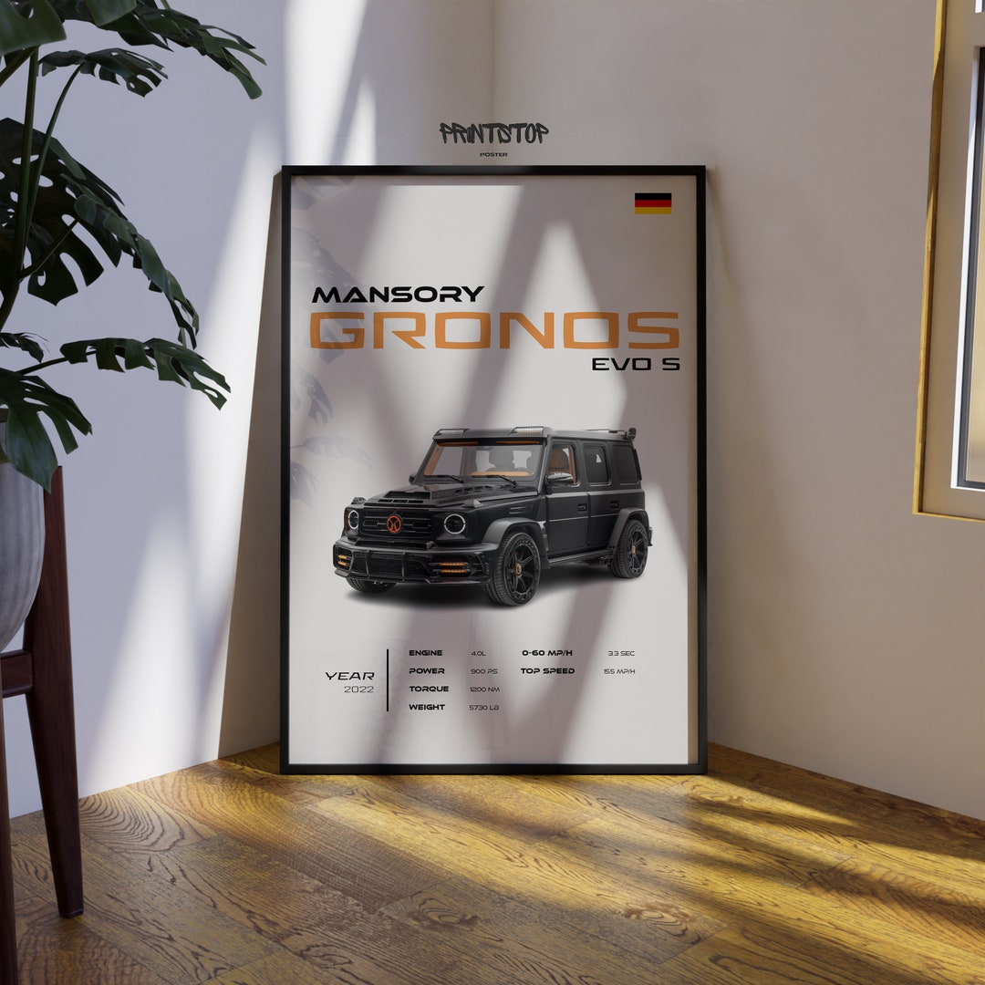 Mansory Gronos Evo S Poster: Luxury SUV Car Print - Etsy