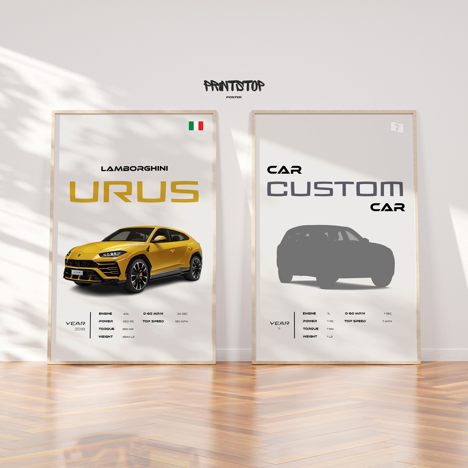 Lamborghini Urus Poster, Luxury SUV Wall Art, Automotive Home Decor ...