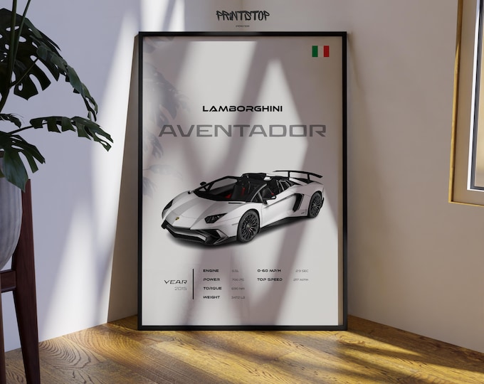 Lamborghini Aventador SVJ Roadster Keychain, Diecast Car Keychain - Etsy