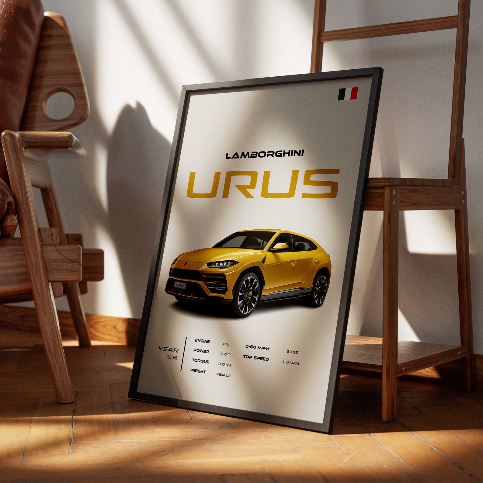 Lamborghini Urus Poster, Luxury SUV Wall Art, Automotive Home Decor ...