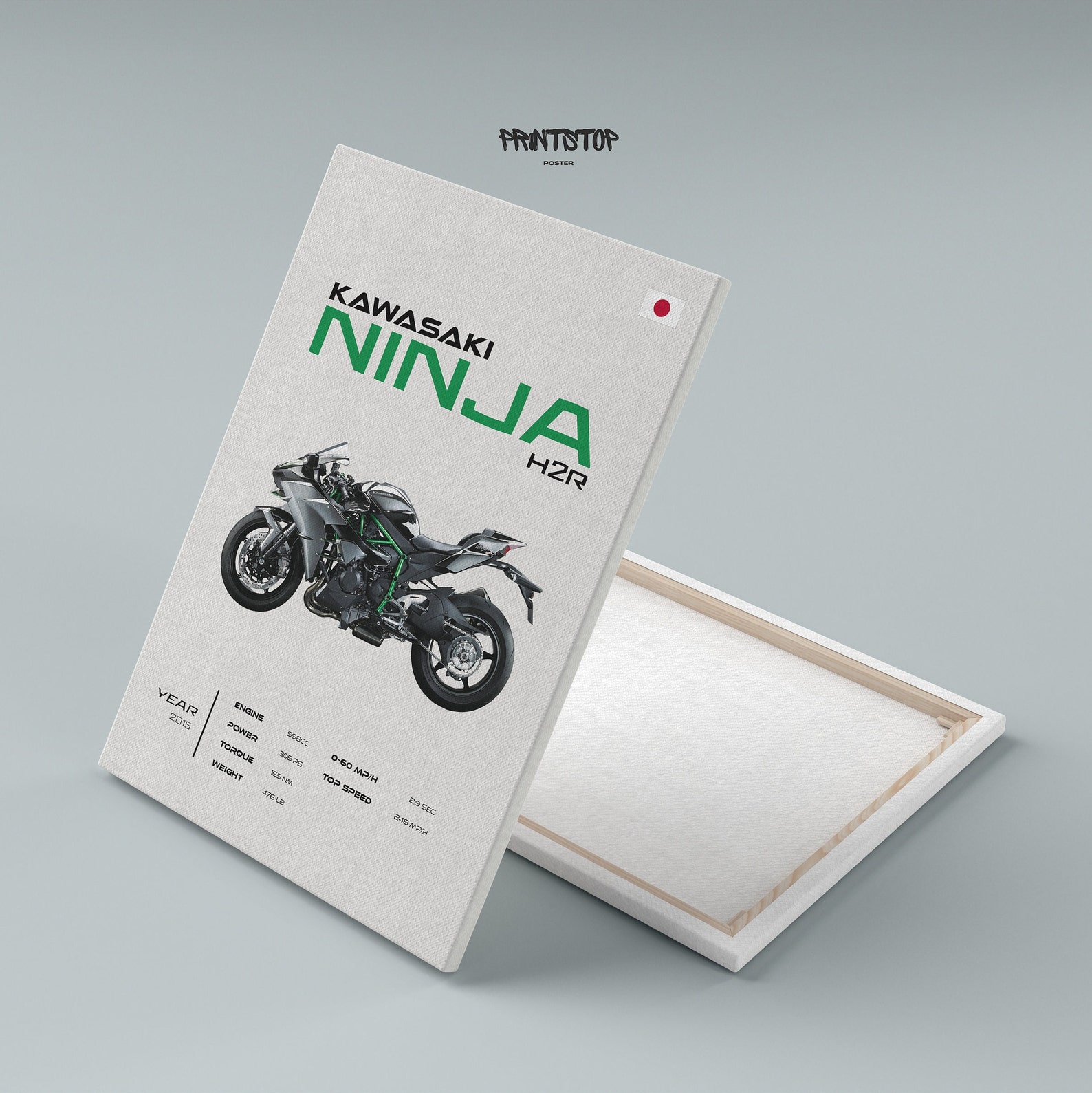 Kawasaki Ninja H2R Poster: Superbike Racing Motorbike Wall Art - Etsy
