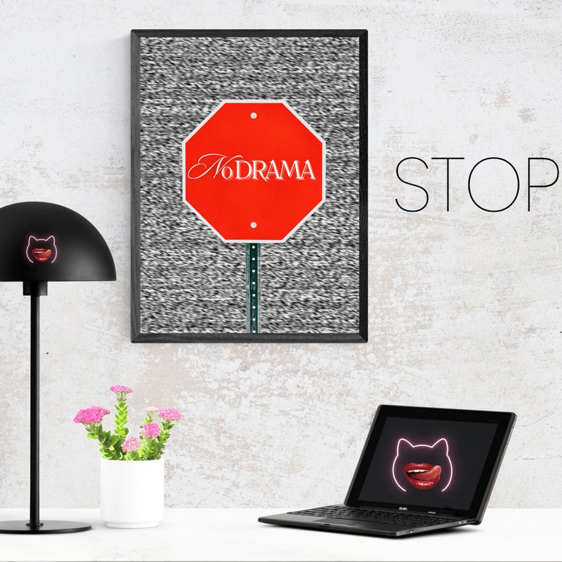 STOP Wall Art - Etsy