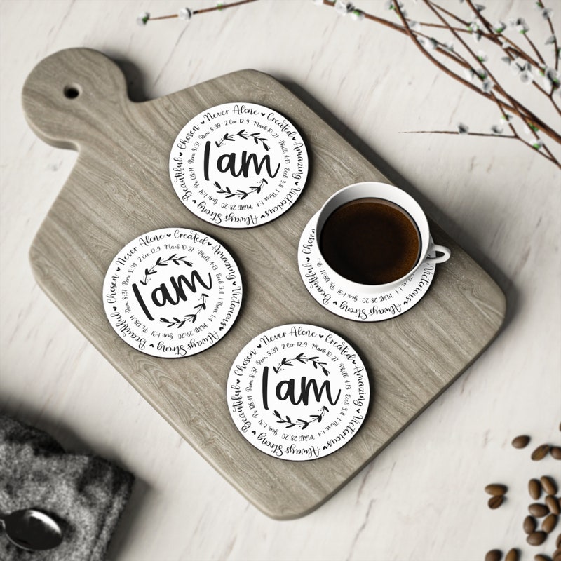 Bible Verse Coasters - Etsy