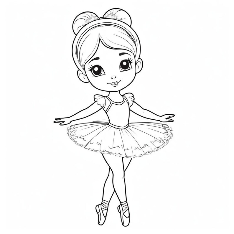 Ballet Coloring - Etsy