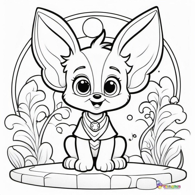 Cartoons Characters Coloring Pages - Etsy