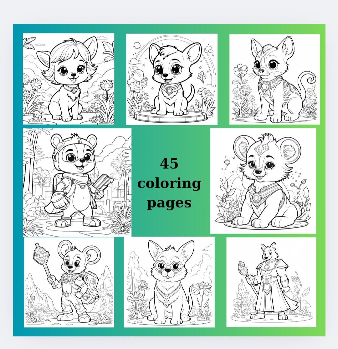 Coloring Pages - Etsy