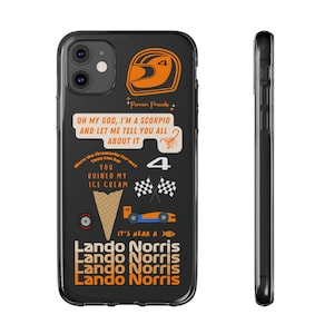 Lando Norris Formula One F1 Inspired Soft Clear Phone Case - Etsy