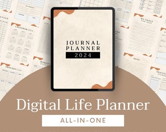 Digital Planner 2024 Undated, Goodnotes Planner, iPad Planner ...