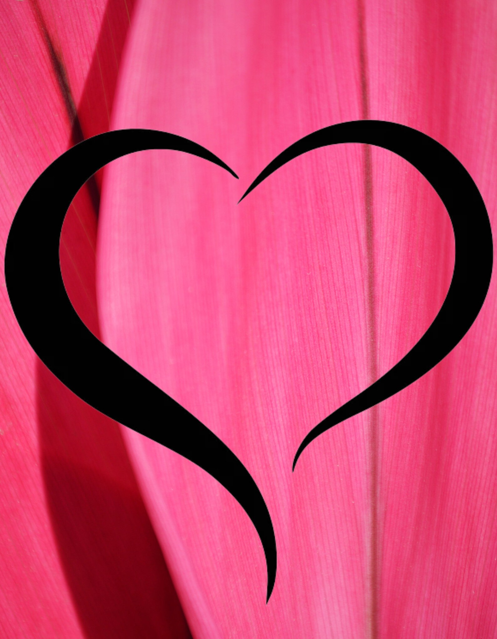 Open Heart Digital Herat Art Printable , Instant Downloads in Black ...