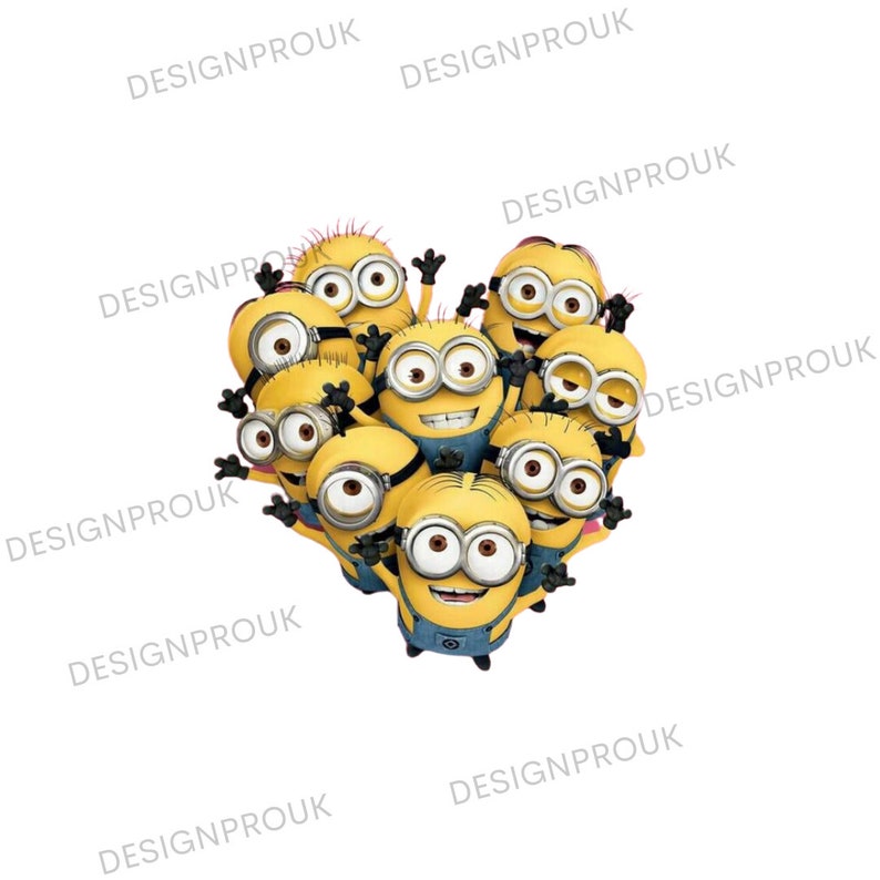 Heart Despicable Svg, Digital File , Cut Files for Cricut, Png Minion ...