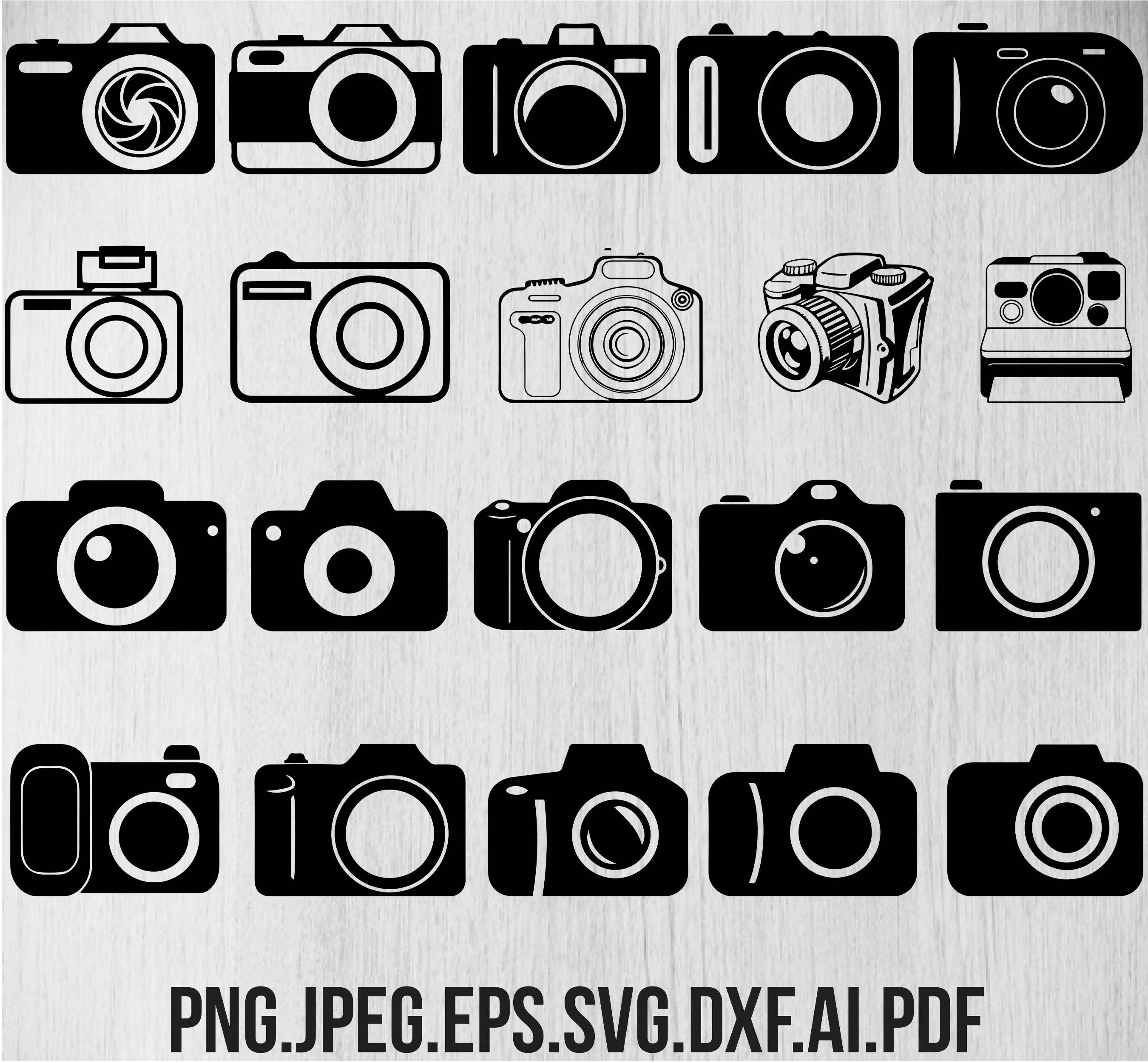 Camera SVG, Camera Cricut, Photography Svg, Camera Vector, Photo Taking ...