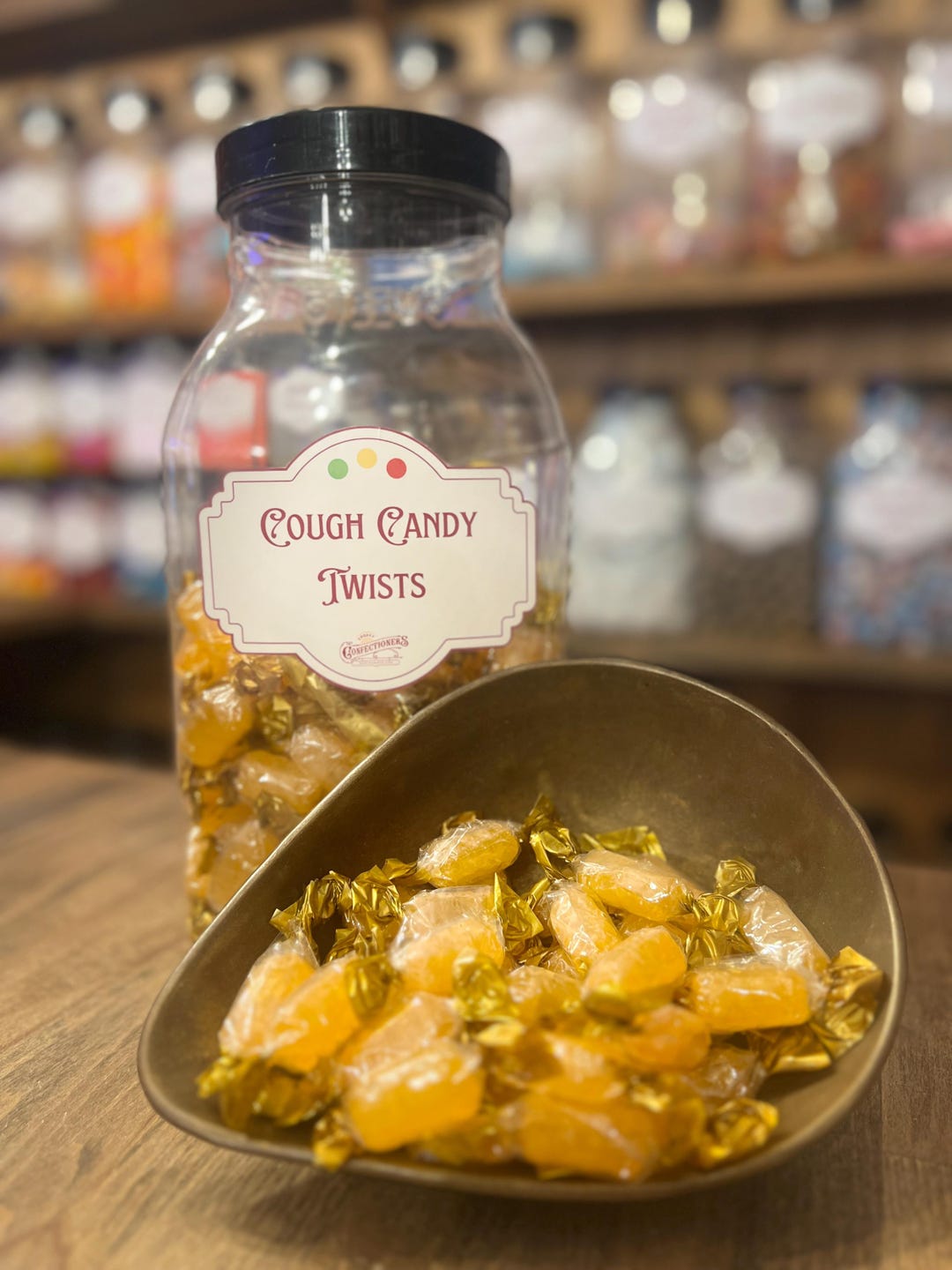 Cough Candy Twists Traditional Sweets | Coquet Confectioners Old ...
