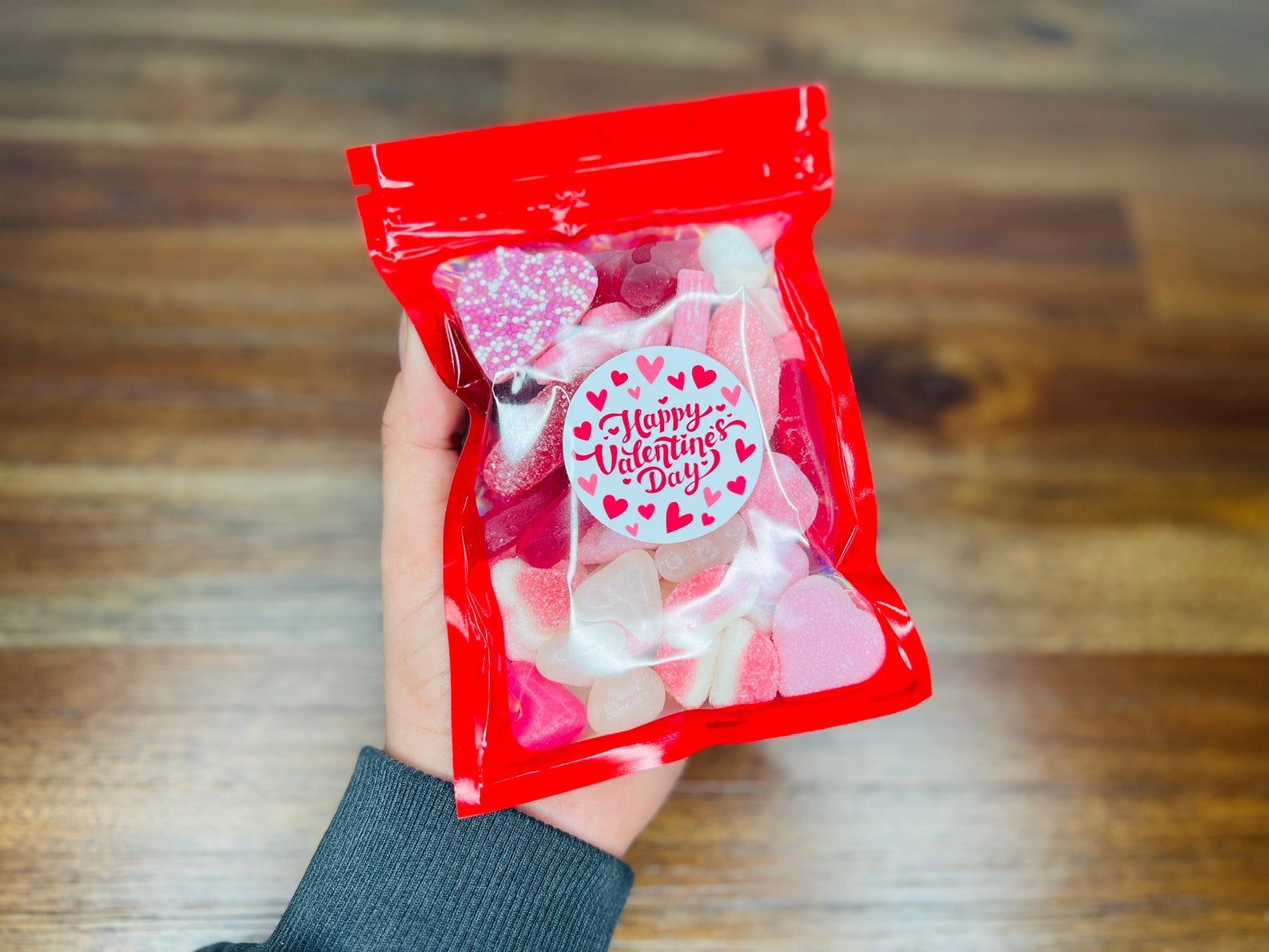 Valentine's Day Sweet Pouch, Gift Bag for Sweet Treats, Treat Bag ...