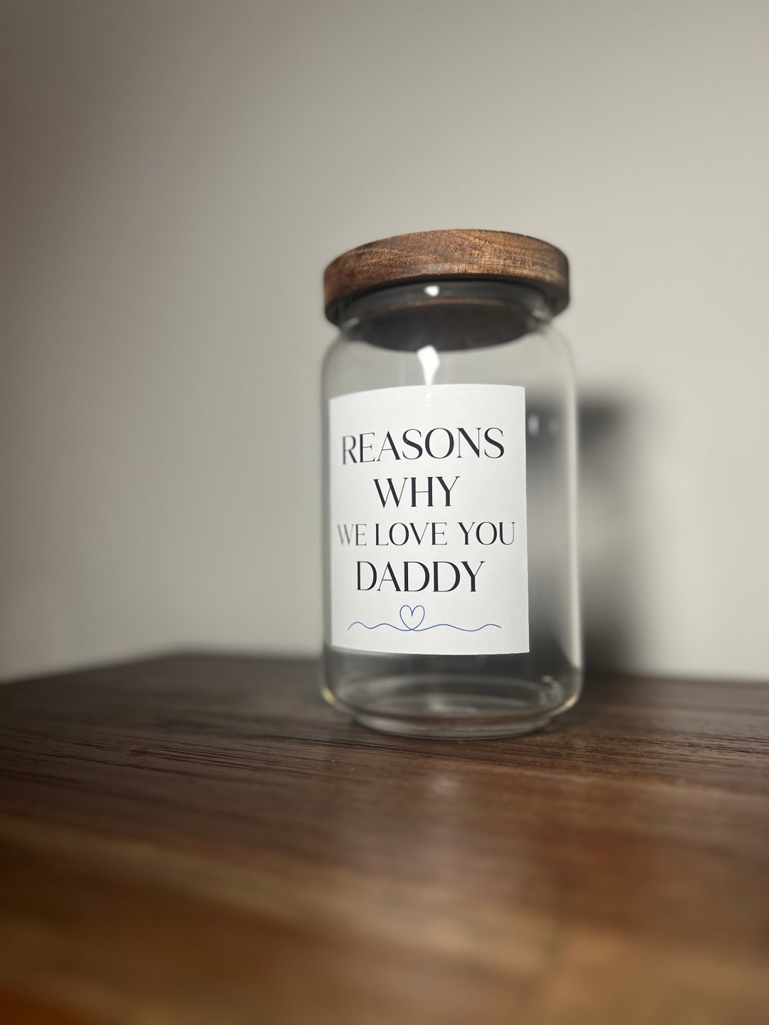Reasons Why I Love You Daddy, Fathers Day Gift, Cute Dad Present ...