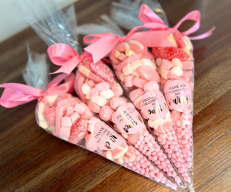 Birthday Party Favours, Sweet Cone Treats, Party Bag Fillers, Kids ...
