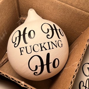 Rude Baubles | Funny Offensive Bauble | Swear Words | Secret Santa ...