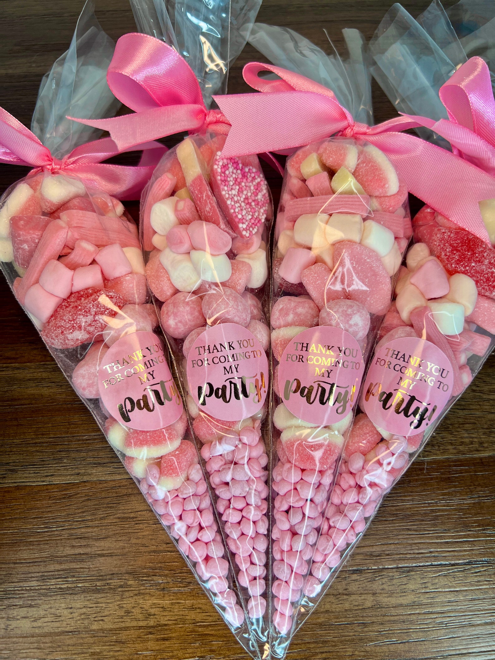 Birthday Party Favours, Sweet Cone Treats, Party Bag Fillers, Kids ...