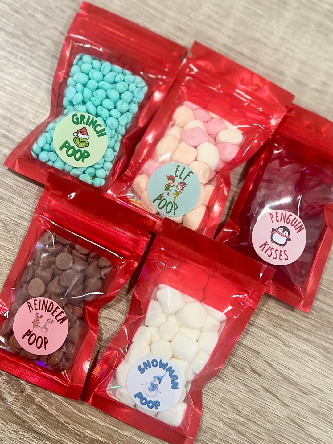 Grinch Poop Reindeer Poop Elf Poop Snowman Poop Penguin Kisses Novelty ...