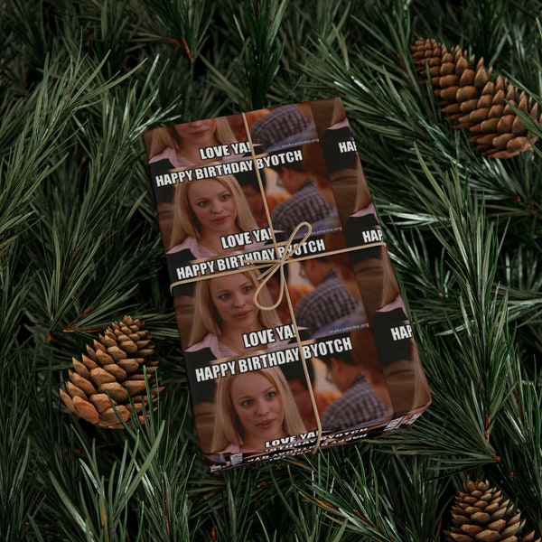Mean Girls Christmas Wrapping Paper - Etsy