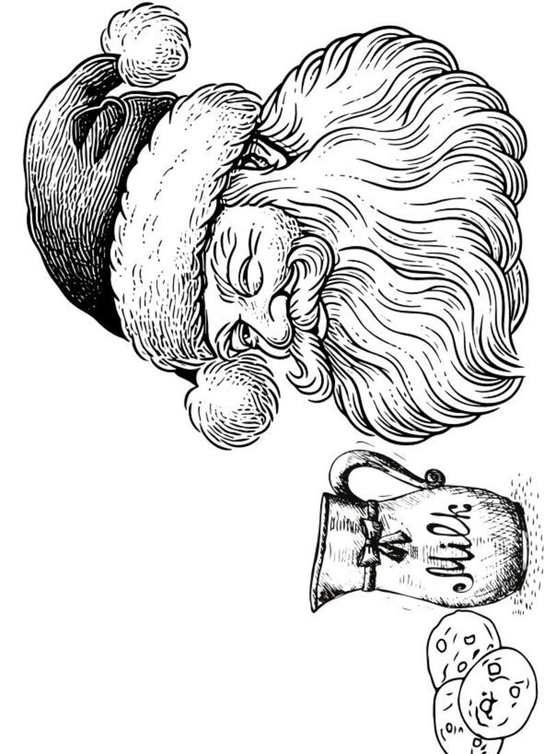 Christmas Coloring Book Pages. Digital Download. - Etsy