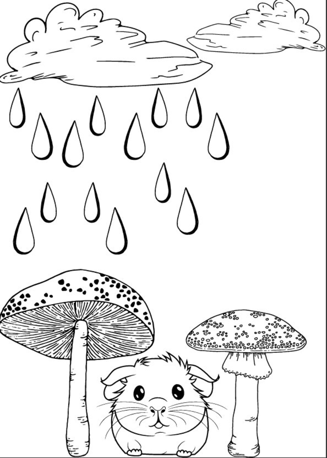 Little Creatures Coloring Book Pages -- Digital Download - Etsy